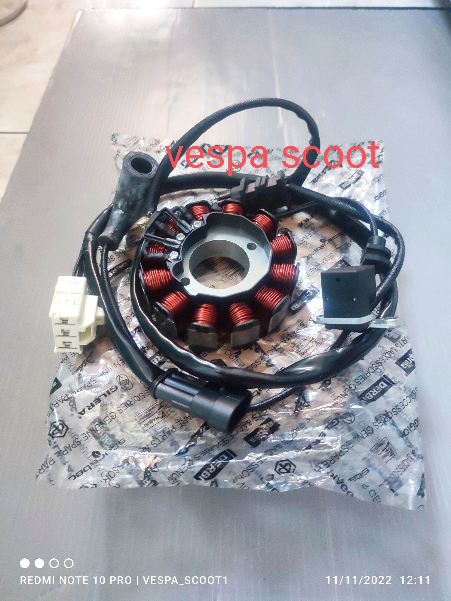 spul assy vespa matic sprint primavera gts lx s 2V - 3V original piaggio italy | Lazada Indonesia