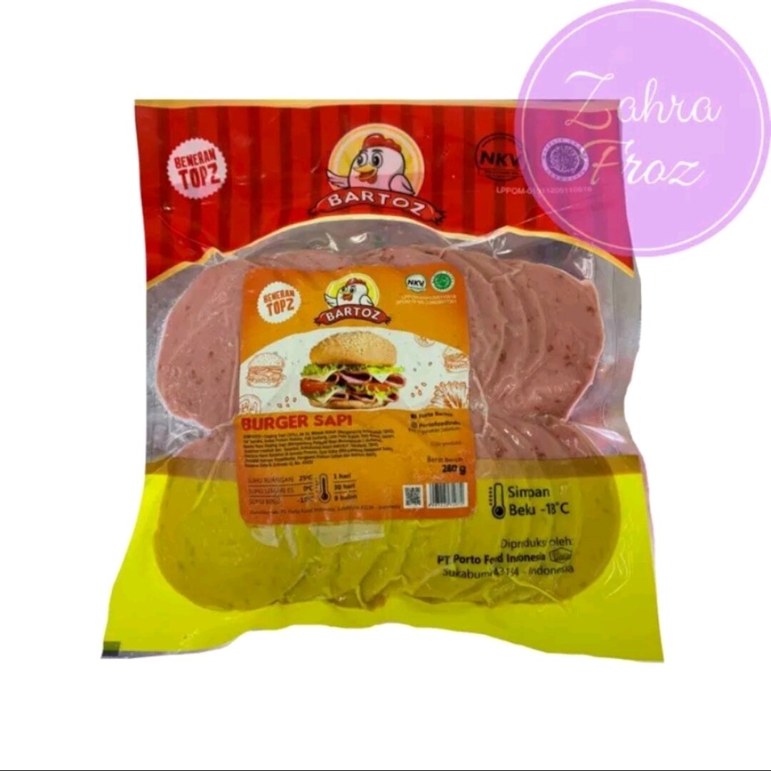 BARTOZ BURGER SAPI 280 GR | Lazada Indonesia