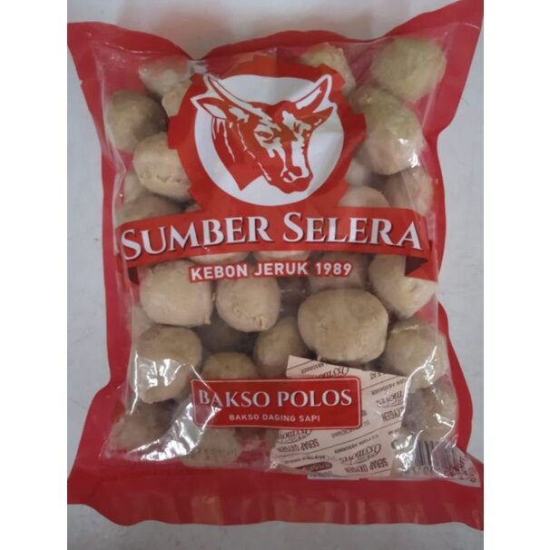 Makanan Frozen Foods Baso Sumber Selera baso polos Bakso daging sapi ...