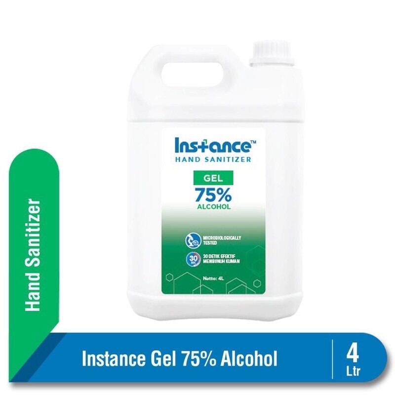 Instance 4 L liquid / Cair / Gel Hand Sanitizer liter jerigen derigen ...