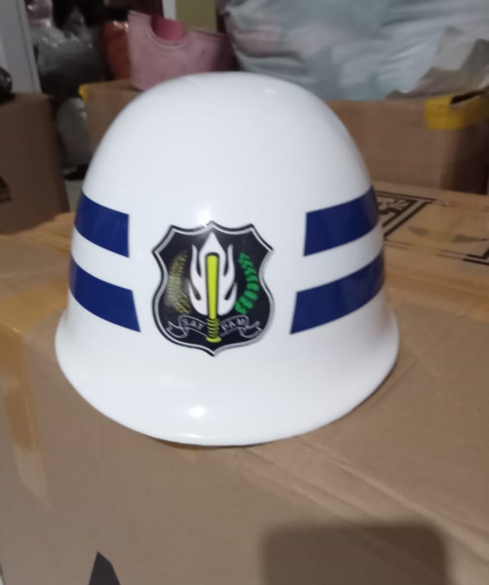 HELM SATPAM /SECURITY | Lazada Indonesia