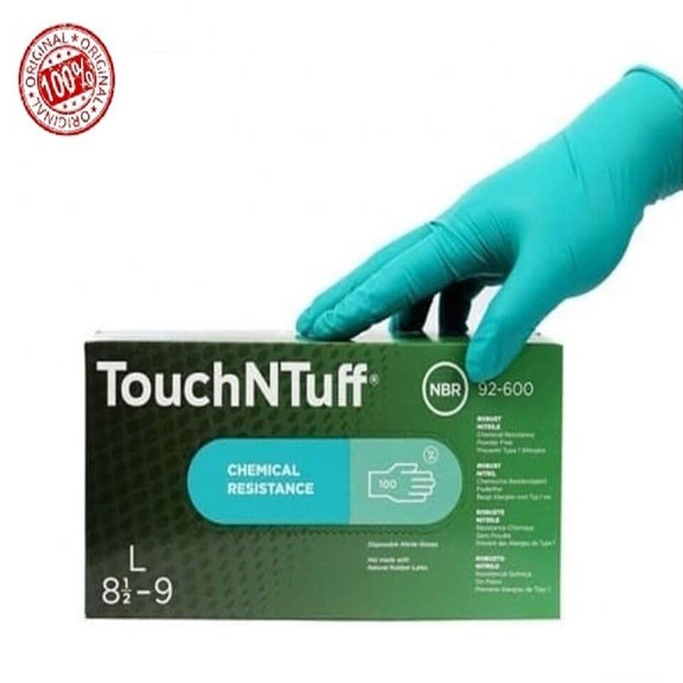 Sarung Tangan Gloves Ansell TNT TouchNTuff 92-600 Nitril Powder Free-M ...