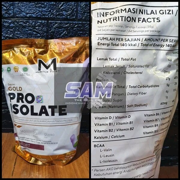 Suplemen Fitness M1 MUSCLE FIRST Gold Pro Isolate 5 lb Whey Protein ...