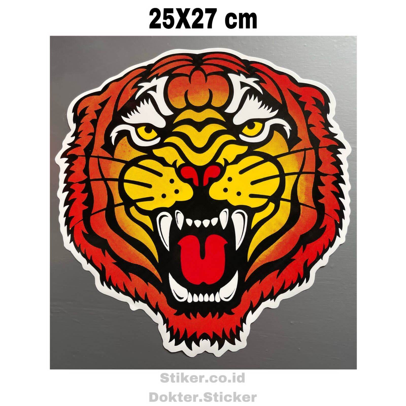 Sticker Harimau & Harley Ukuran Besar | Lazada Indonesia