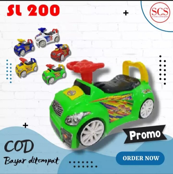 MOBIL DORONG SL POLICE / MOBIL MOBILAN DUDUK / MOBIL DORONG ANAK ...