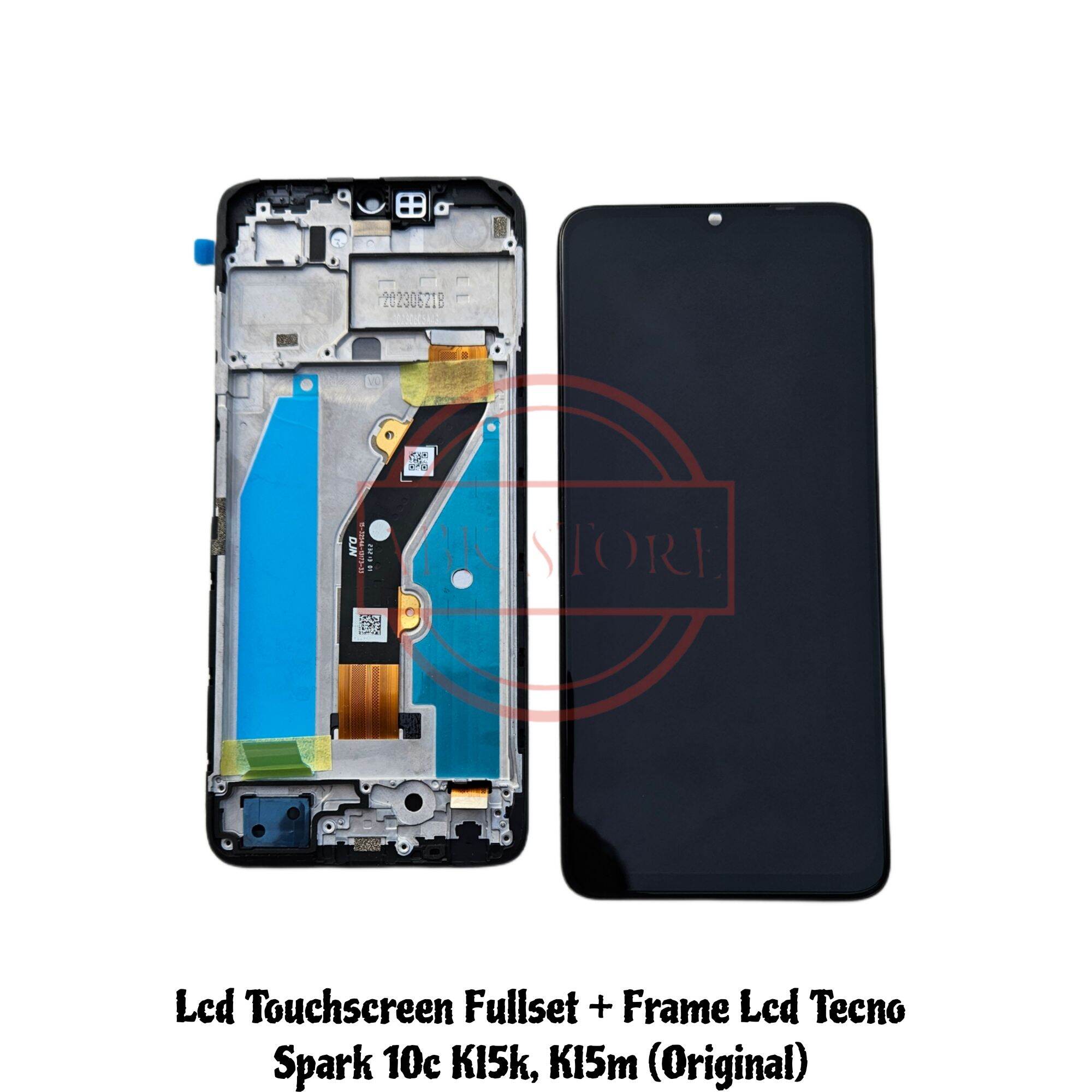 Lcd Touchscreen Tecno Spark 10c KI5k, KI5m Original Fullset + Frame Lcd ...