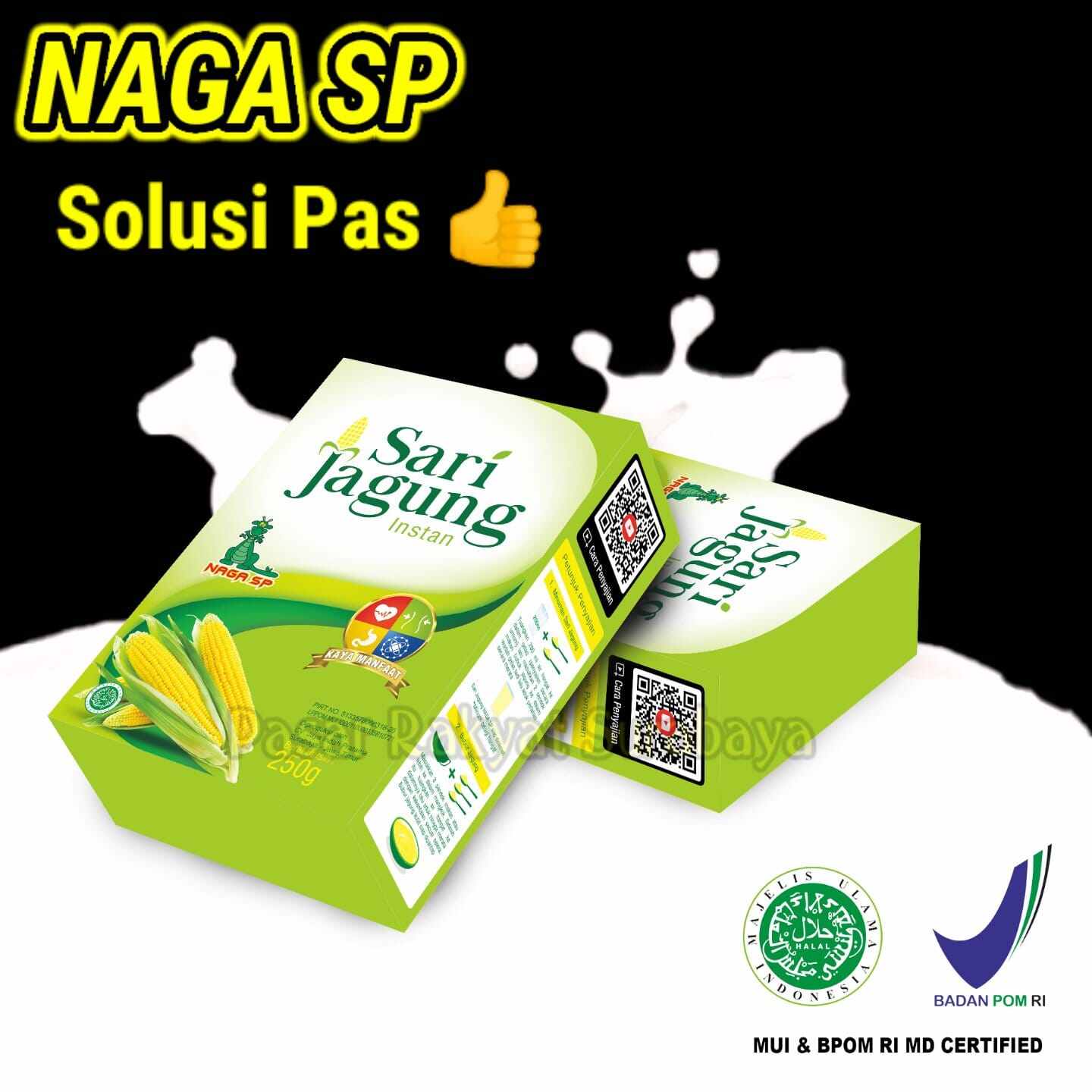 Susu Jagung Diet Pelangsing Badan Pelancar Pencernaan Original Naga SP ...