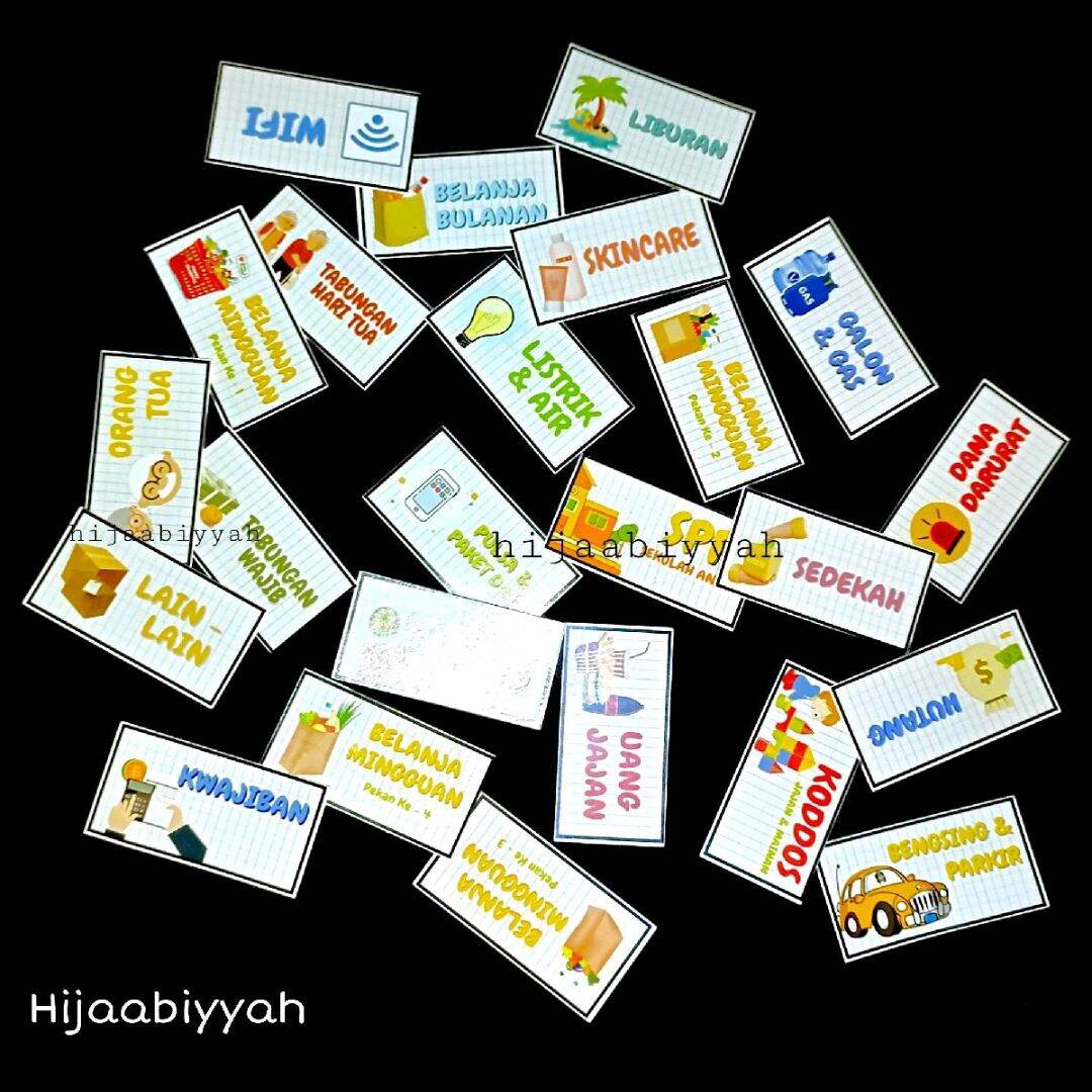 Stiker Keuangan Stiker budgeting | Lazada Indonesia
