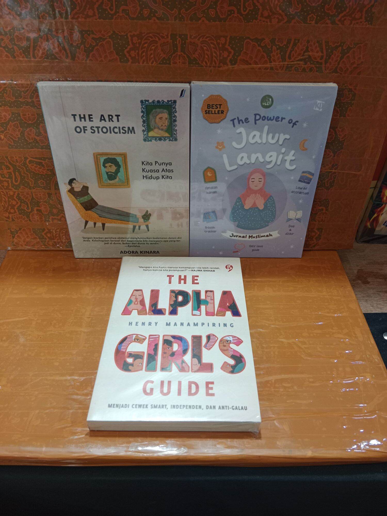buku paket 3 the Power of Jalur Langit dan the ART of Stoicism the Alpha Girls guide | Lazada ...