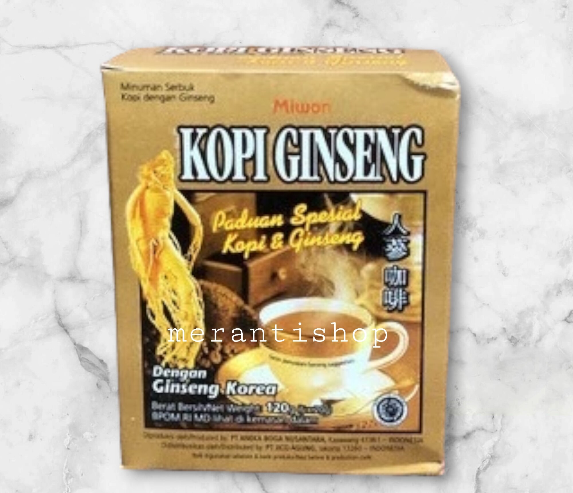 Kopi Ginseng Korea Miwon 1box isi 6 Sachet / Kopimix / Coffee | Lazada ...