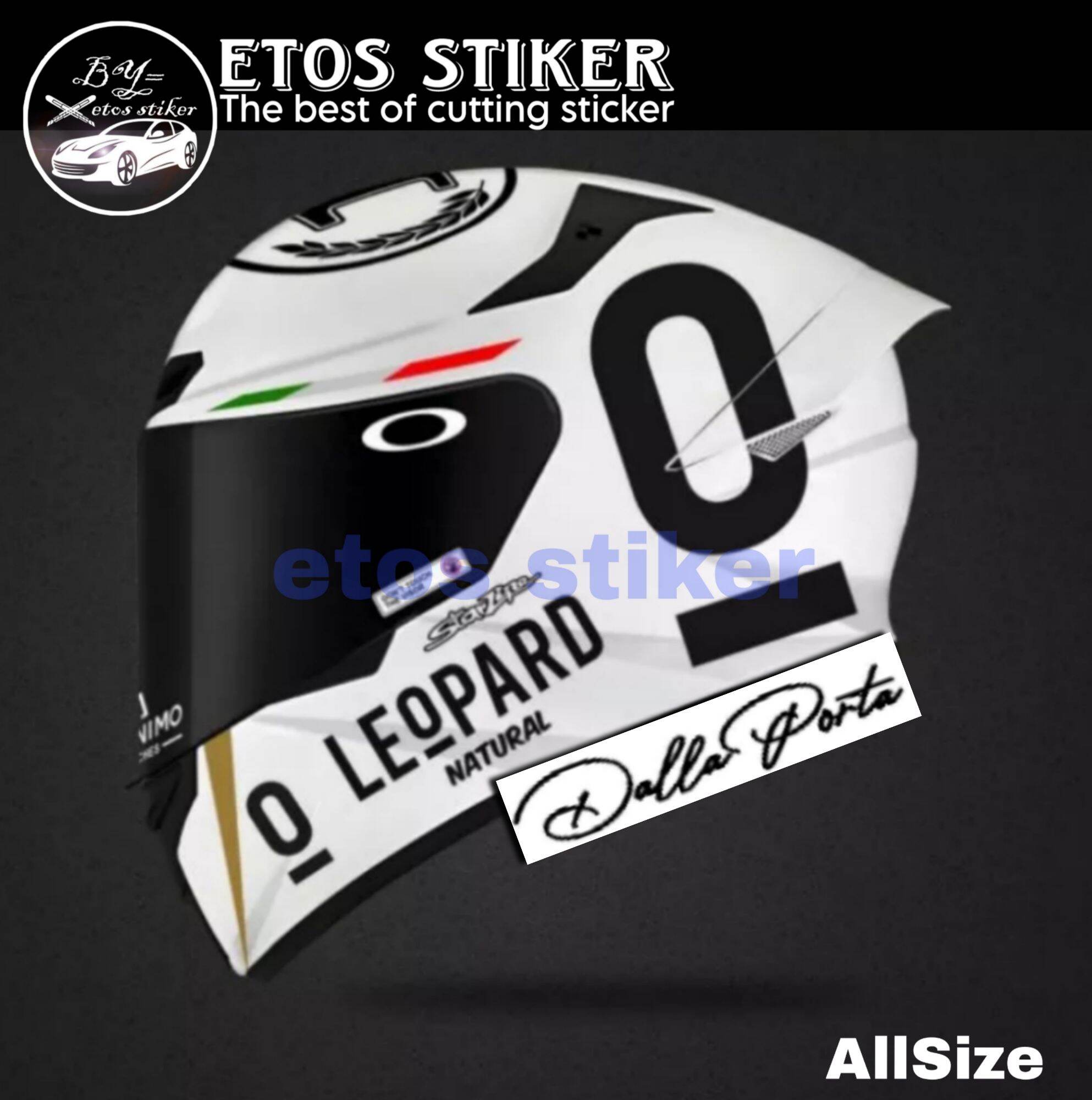 STIKER CUTTING HELM LEOPARD STICKER HELM | Lazada Indonesia