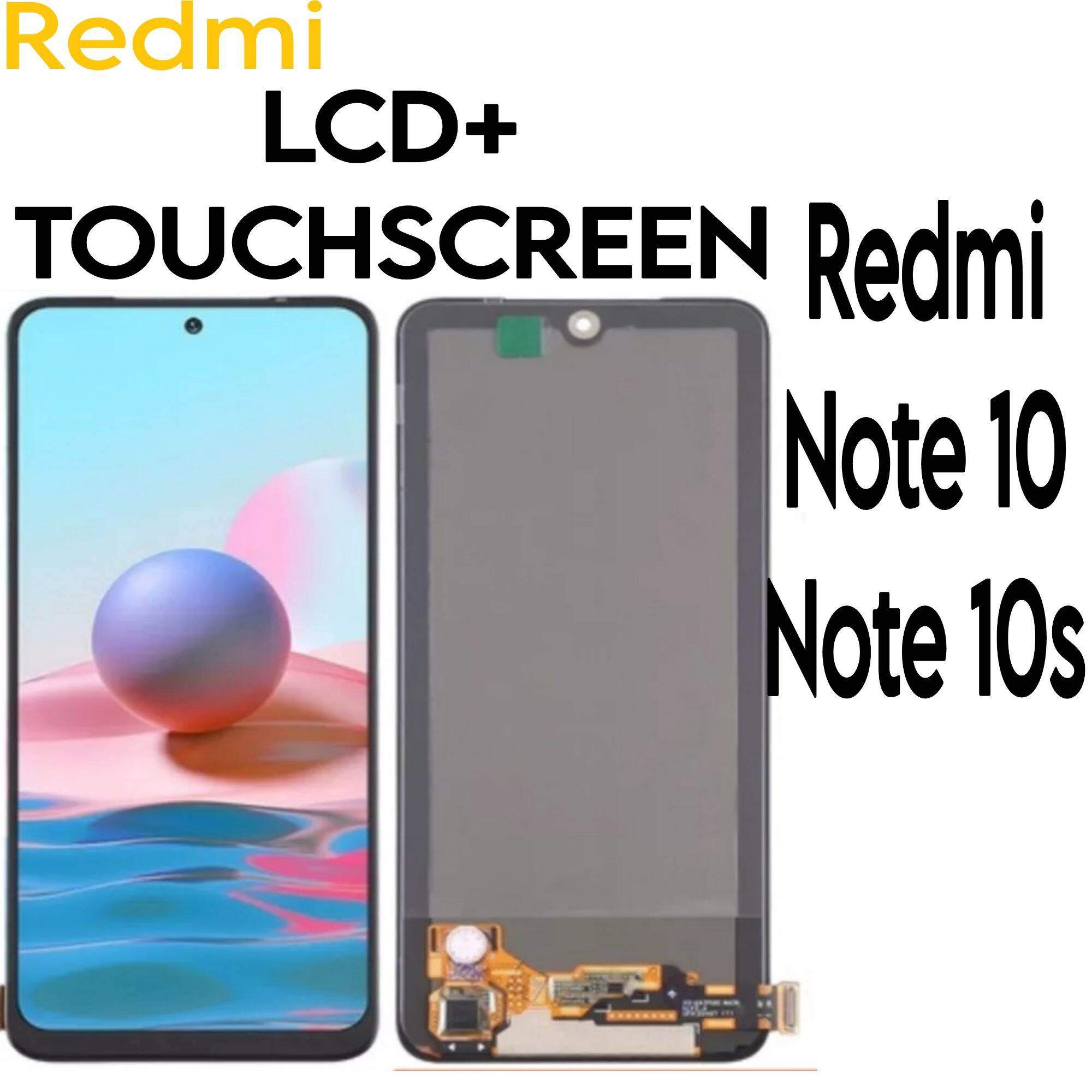 LCD+ TOUCHSCREEN XIAOMI REDMI NOTE 10 (4G)/NOTE 10S FULLSET | Lazada ...