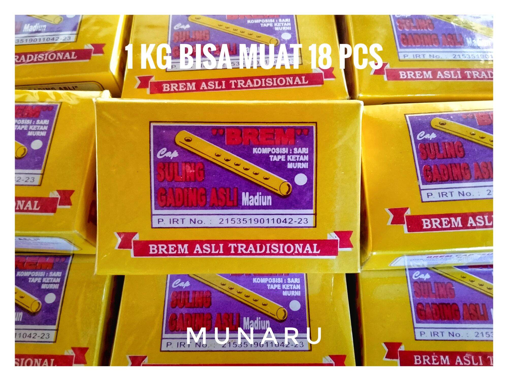 BREM MADIUN CAP SULING GADING ASLI TRADISIONAL RASA ORIGINAL MINI ...