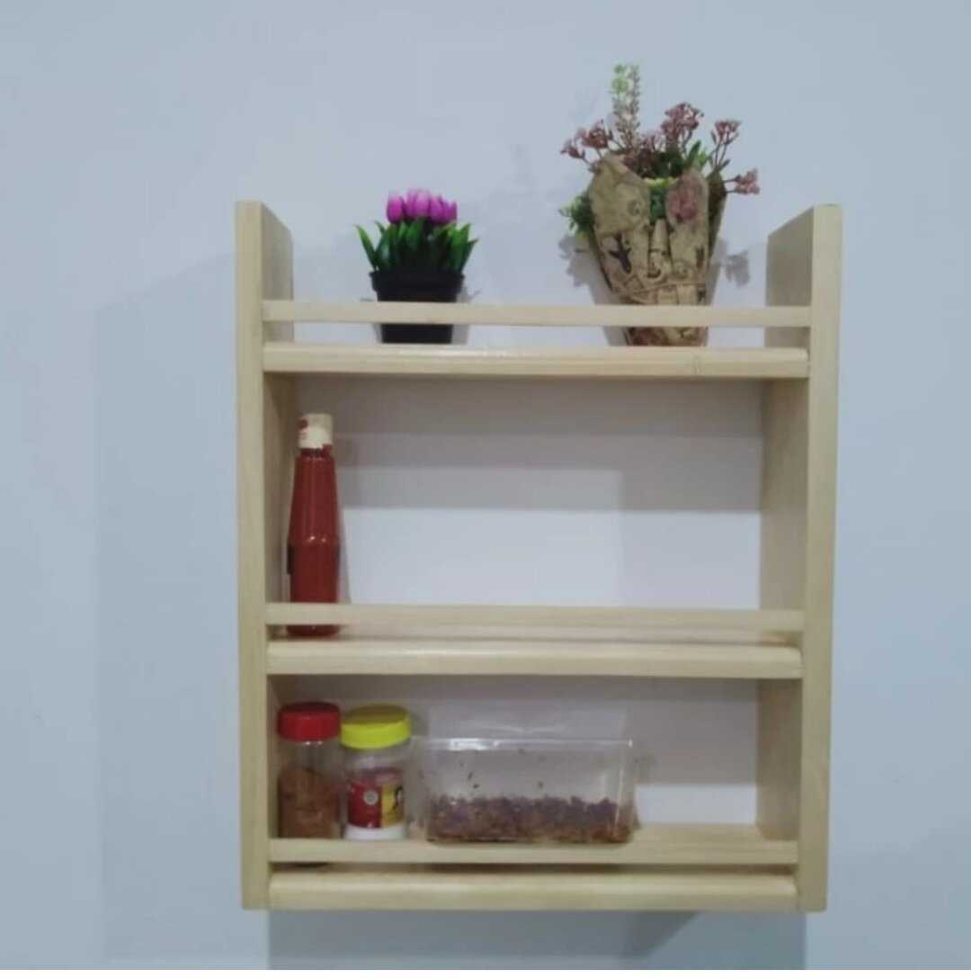 Rak kayu minimalis | Lazada Indonesia