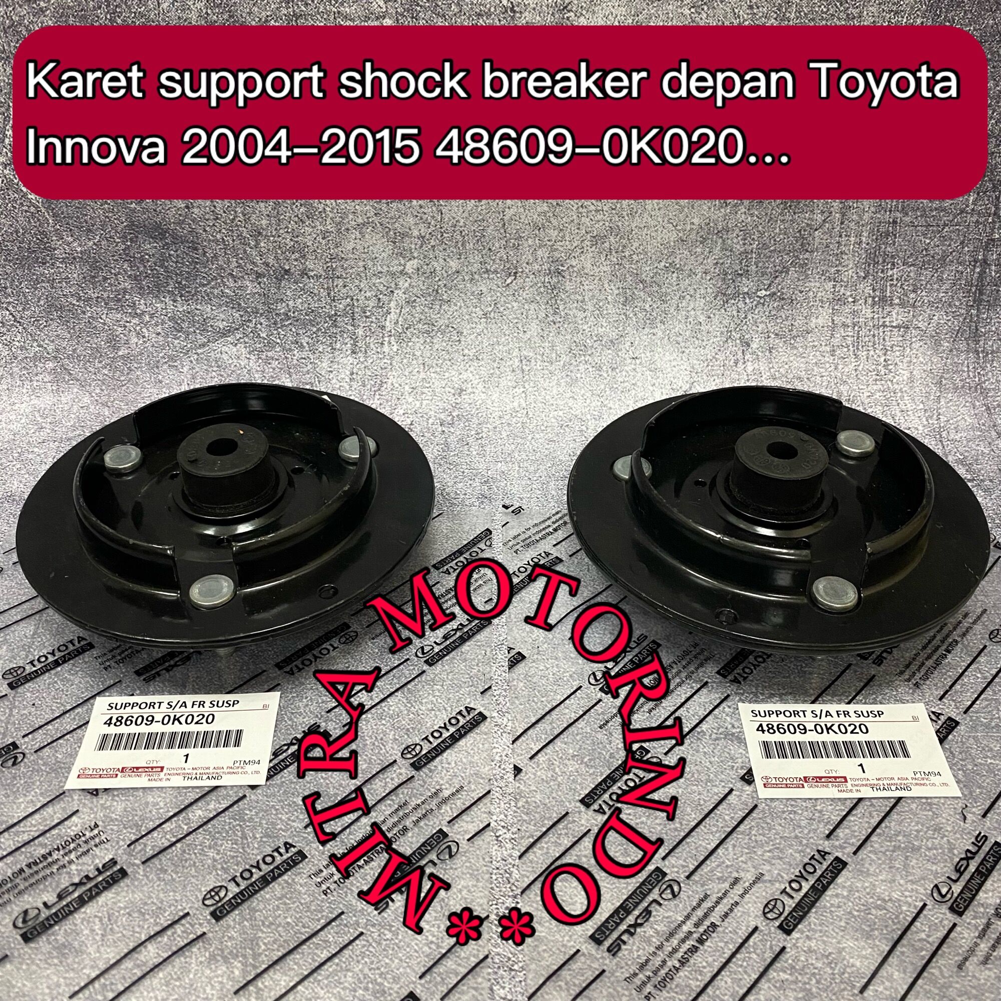 Support Shock/Tatakan Per Toyota Inova,Hilux,Fortuner 2004-2015 48609 ...