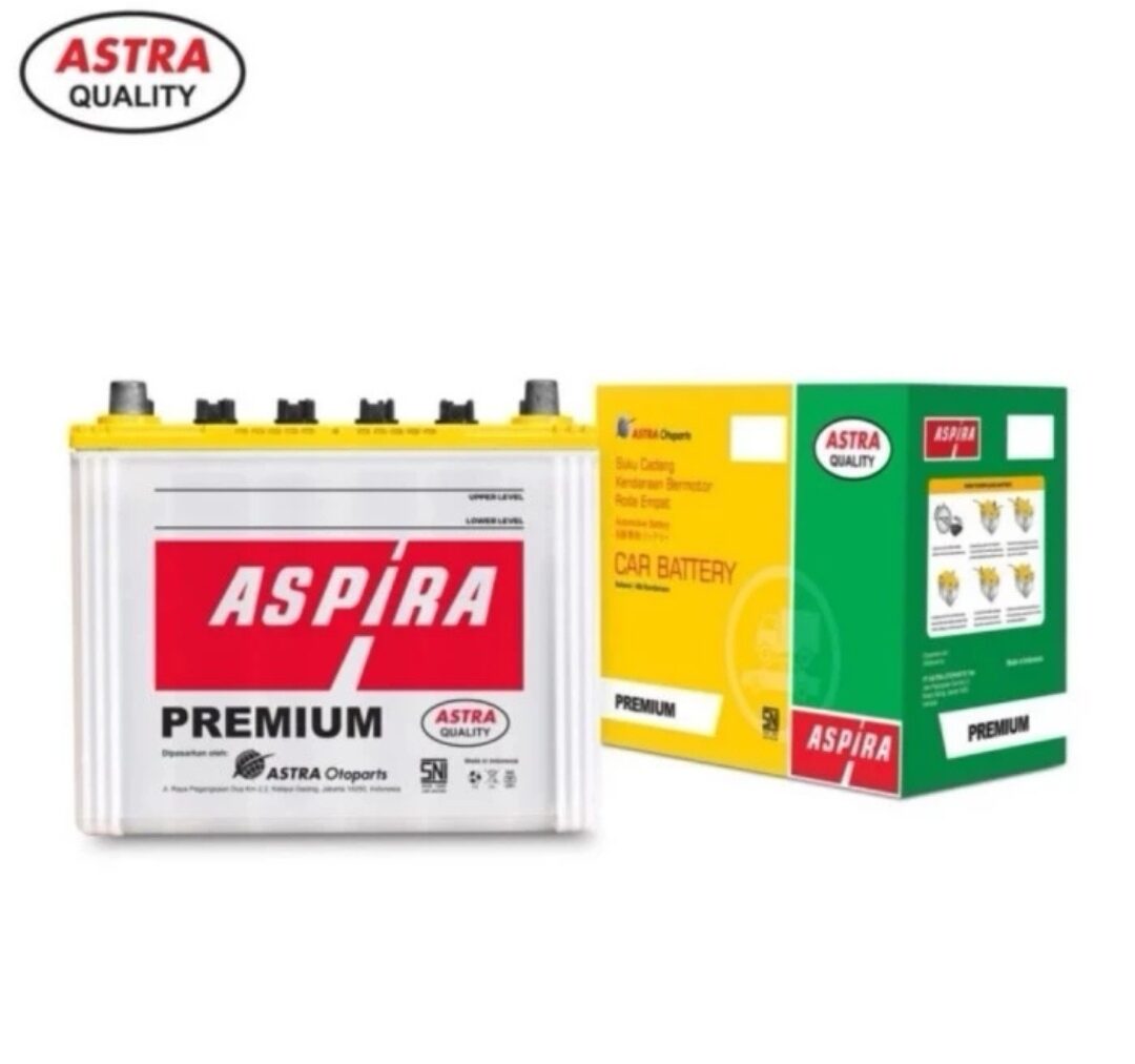 AKI BATERAI BASAH ASPIRA OTOPARTS 55D23L XTRAIL ALMAZ MIRAGE 60AH ...