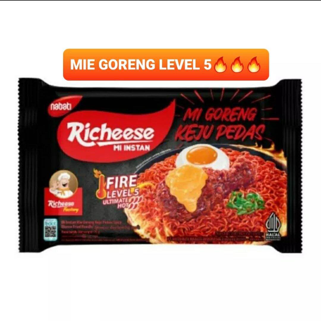MIE VIRAL RICHEESE GORENG RAMEN LEVEL KOMPLIT | Lazada Indonesia