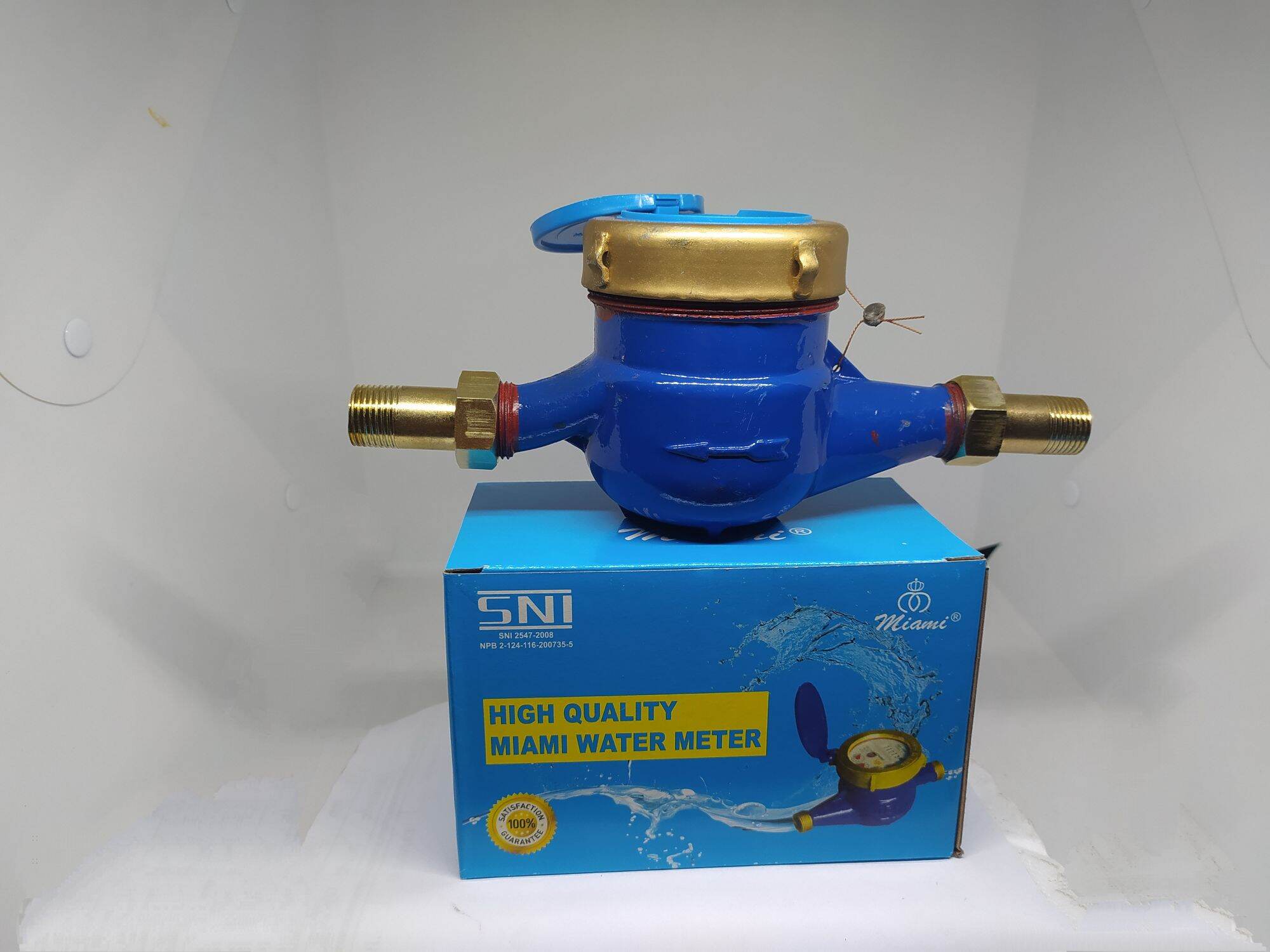 Meteran air PAM / PDAM besi 1/2" MIAMI SNI | Lazada Indonesia