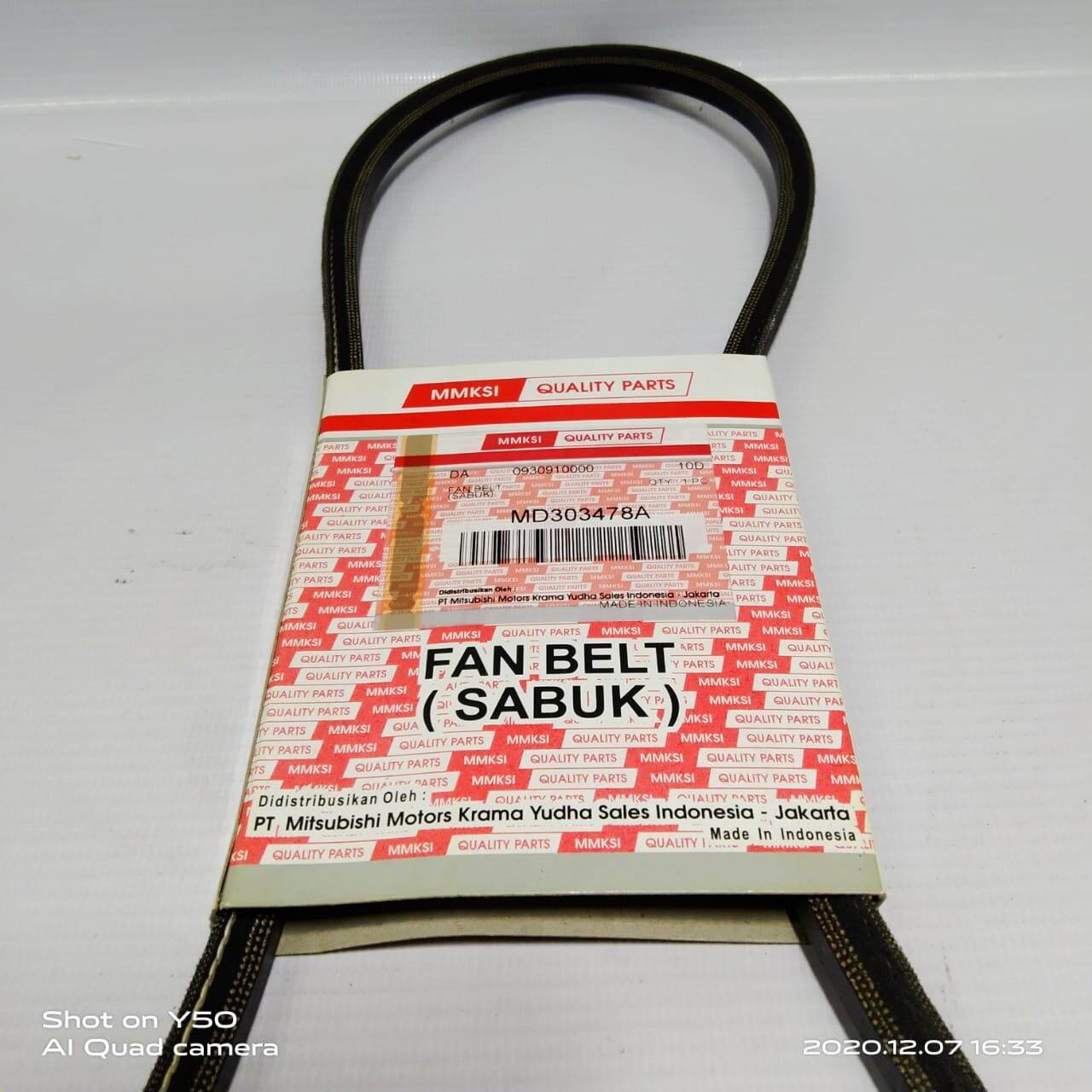 MD303478A Tali kipas Fan belt alternator L300 Power steering ORI 100% asli Mitsubishi | Lazada ...