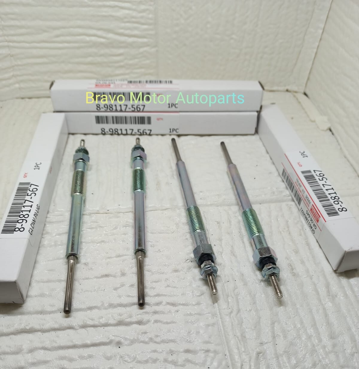 BUSI PEMANAS GLOW PLUG ISUZU NEW DMAX D-MAX D MAX NEW BARU 4JJ1 ASLI ...