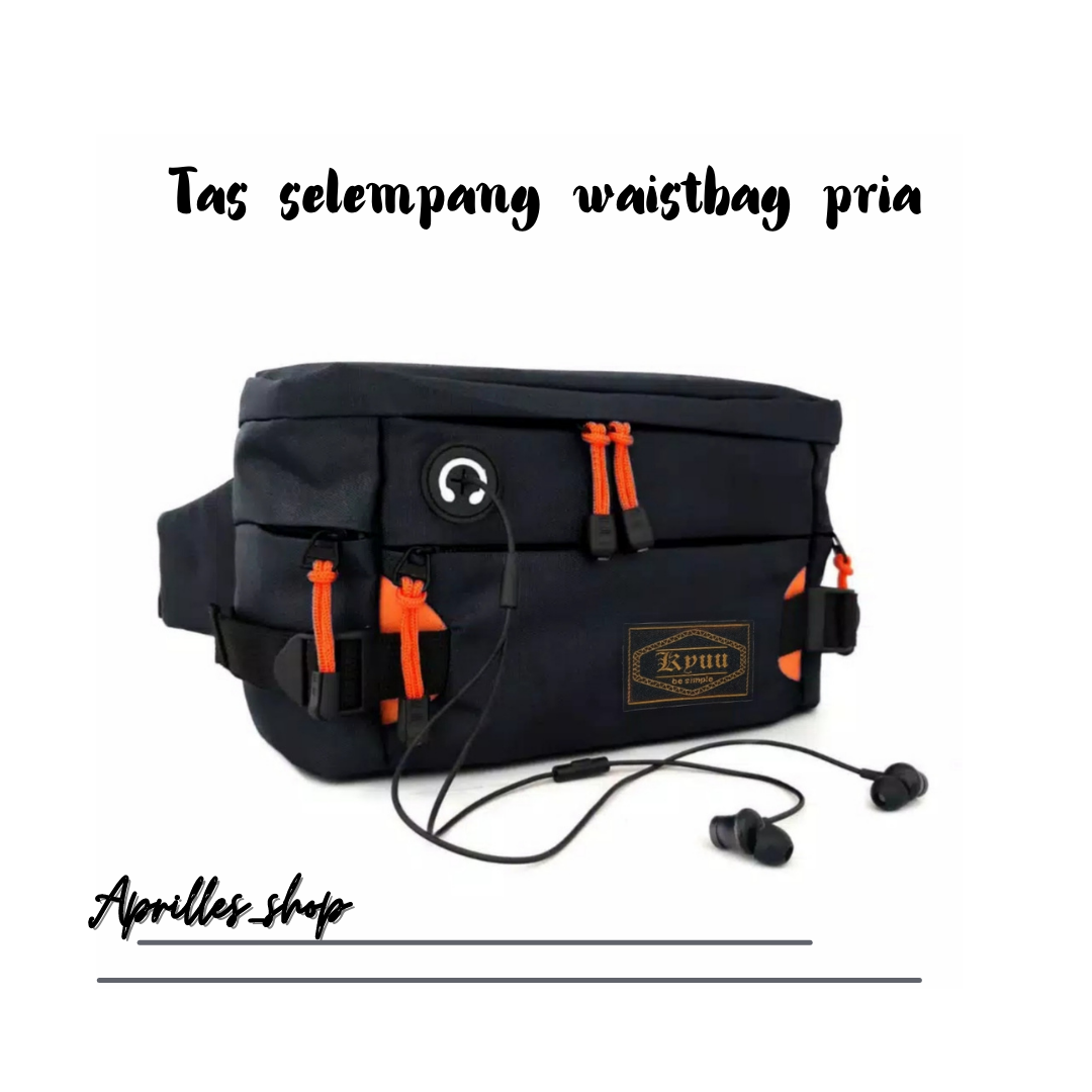 Waist bag pria,Tas Selempang Pria,Tas selempang Waistbag, Tas kamera,Tas sepeda, Tas hang out ...