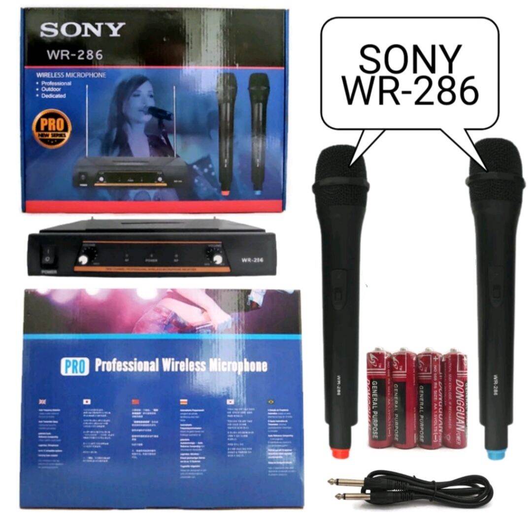 SONY Mic Wirelles Profesional WR-286 | Lazada Indonesia