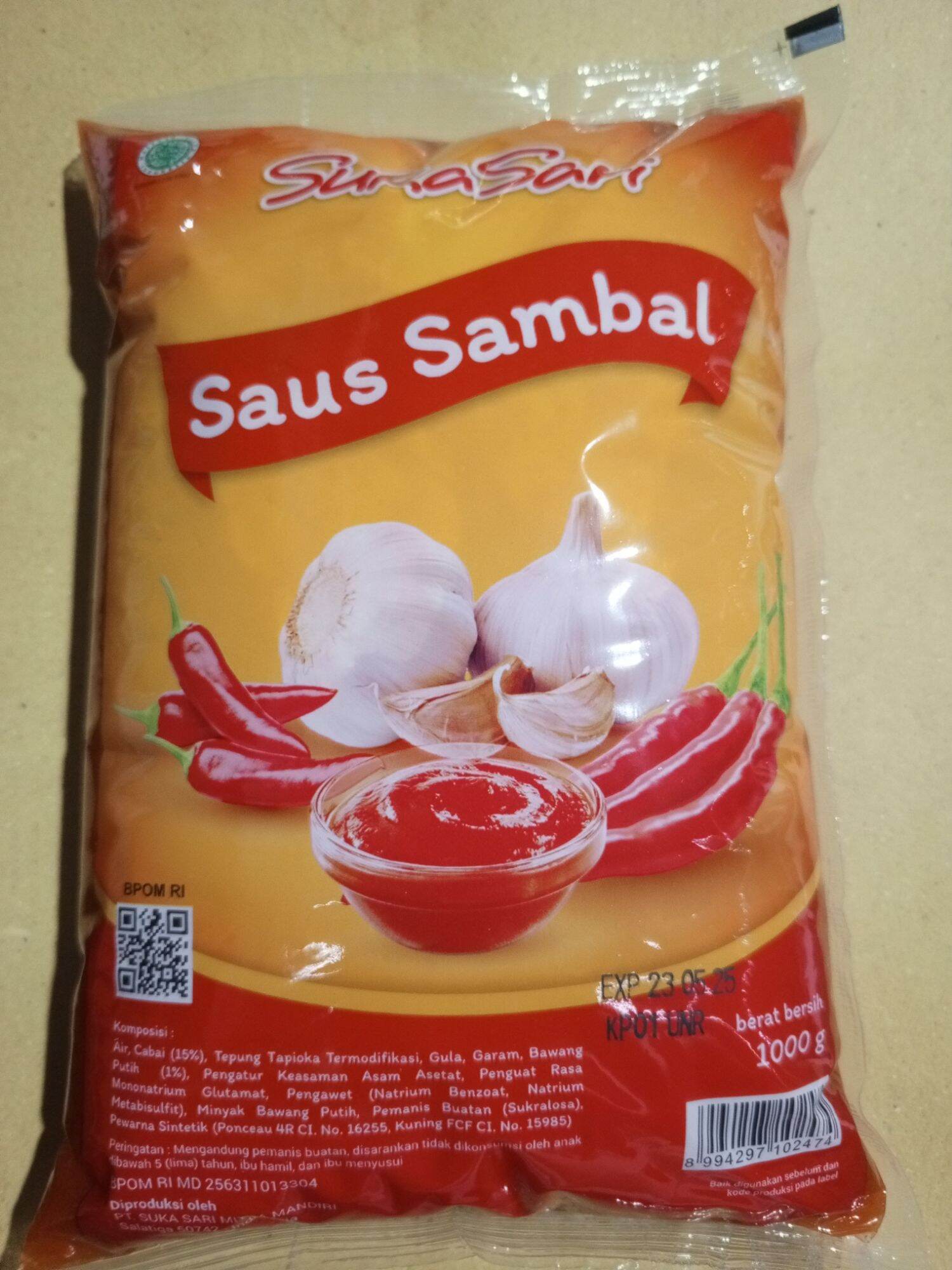 saus sambal sukasari 1 kg | Lazada Indonesia