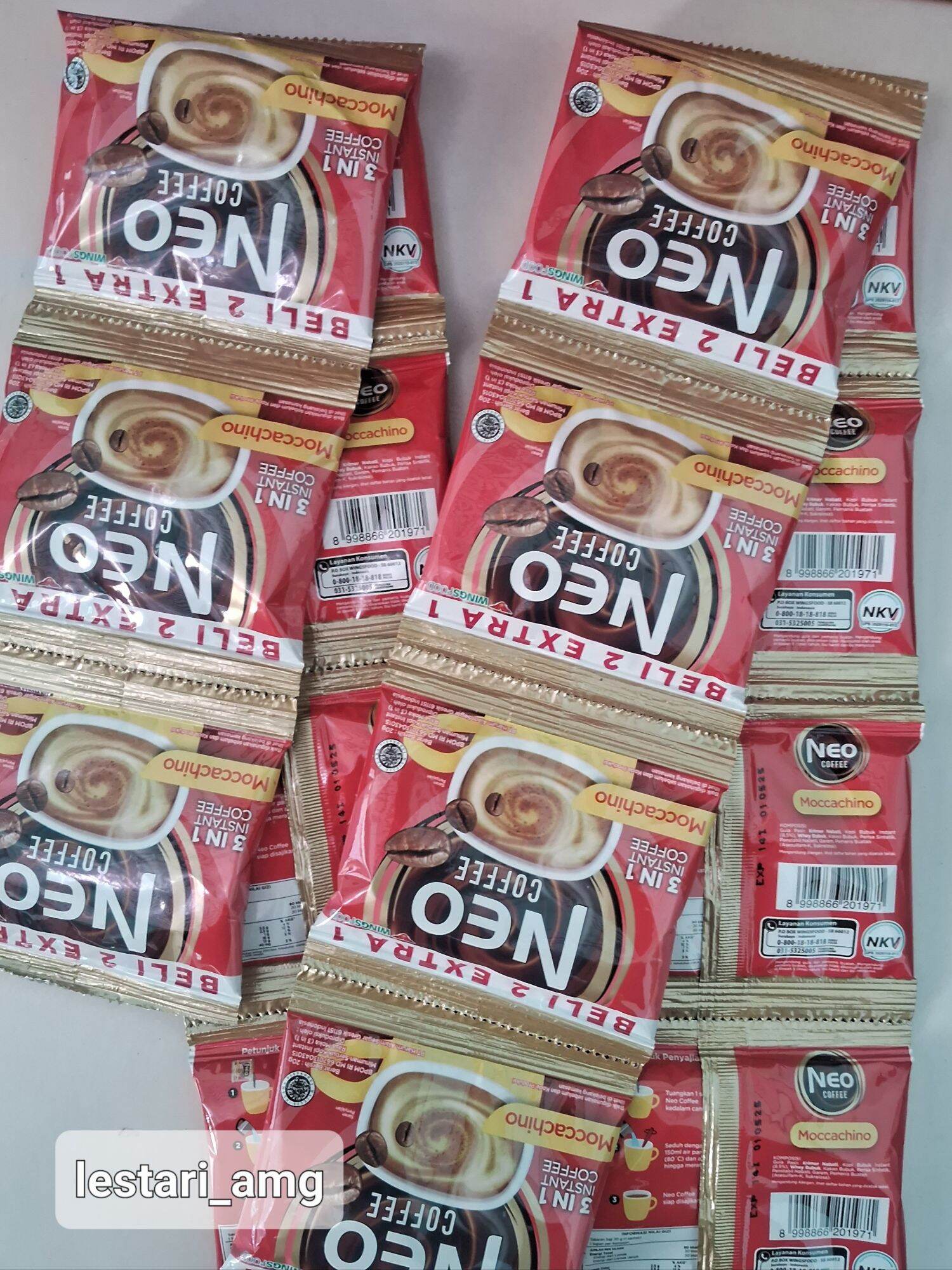 Neo Coffee 3in1 Mochacino isi 15 Sachet (20g/sachet) | Lazada Indonesia