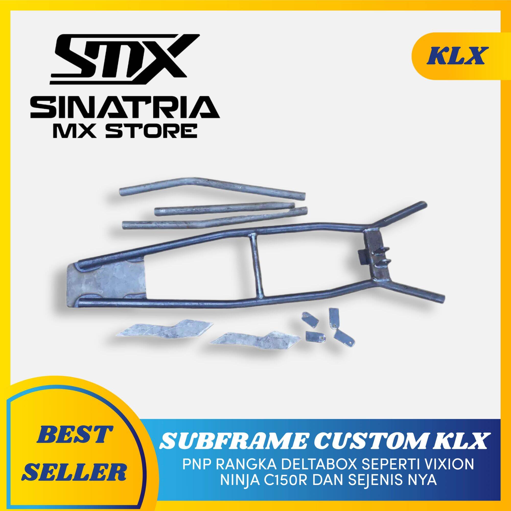 SUBFRAME MODEL KLX CUSTOM UNTUK MODIFIKASI MOTOR TRAIL SUPERMOTO COCOK ...