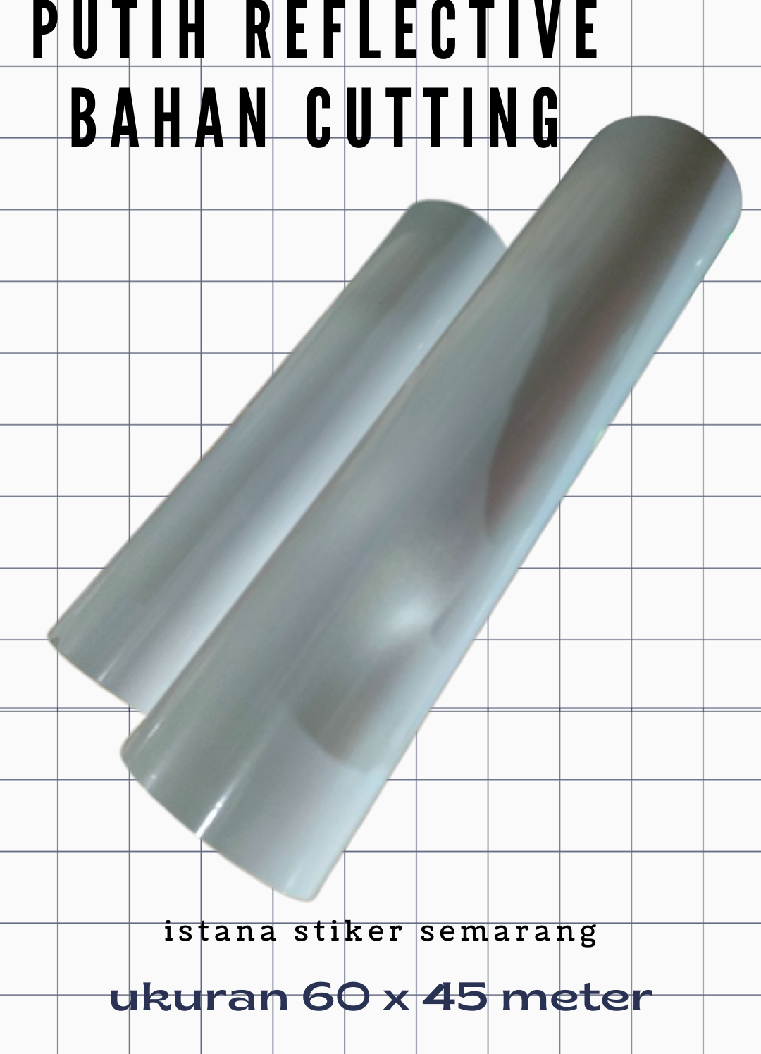stiker skotlet putih reflective bahan cutting 60x5 meter | Lazada Indonesia