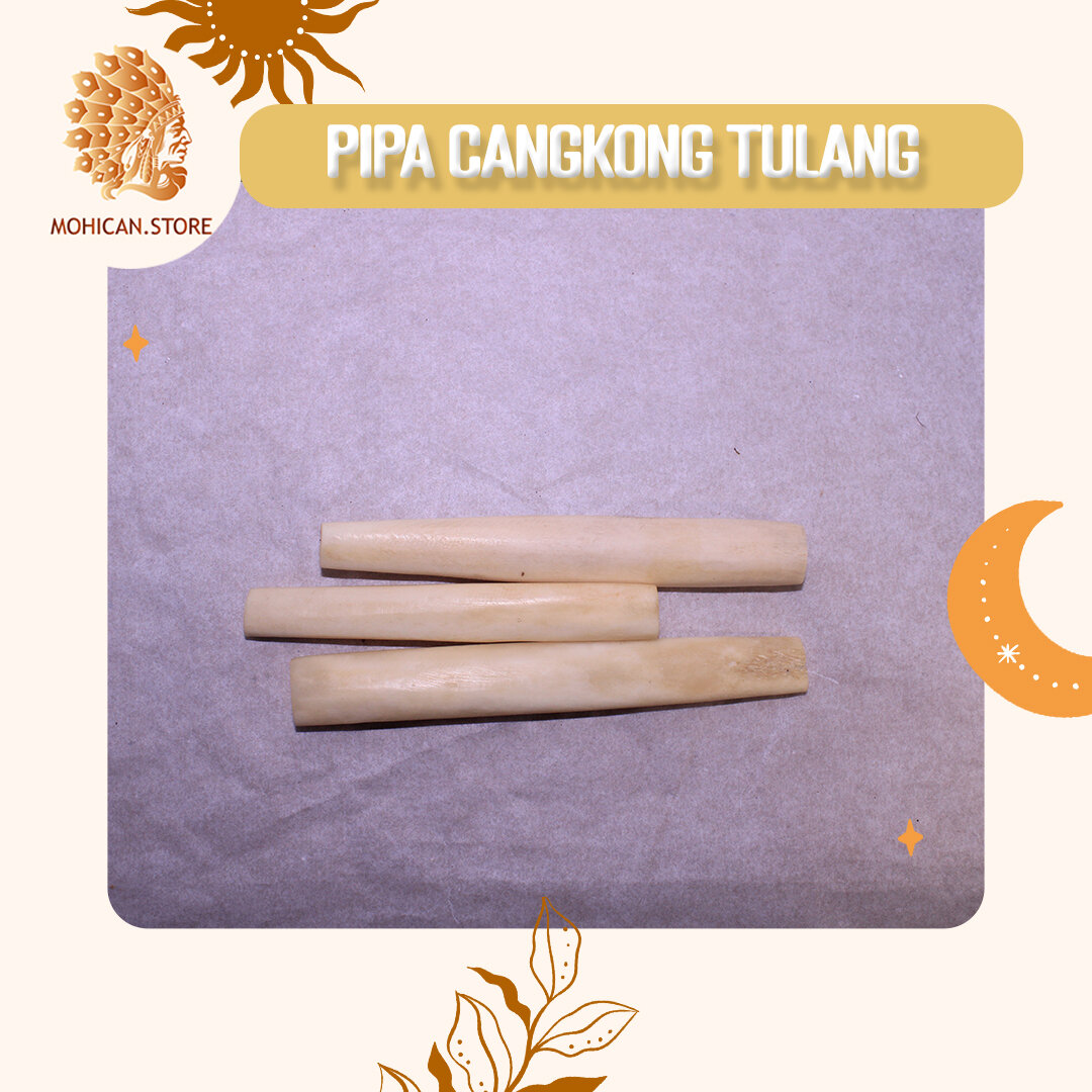 PIPA ROKOK BAHAN TULANG, Pipa Rokok, Pipa Cangklong, Cangklong | Lazada ...