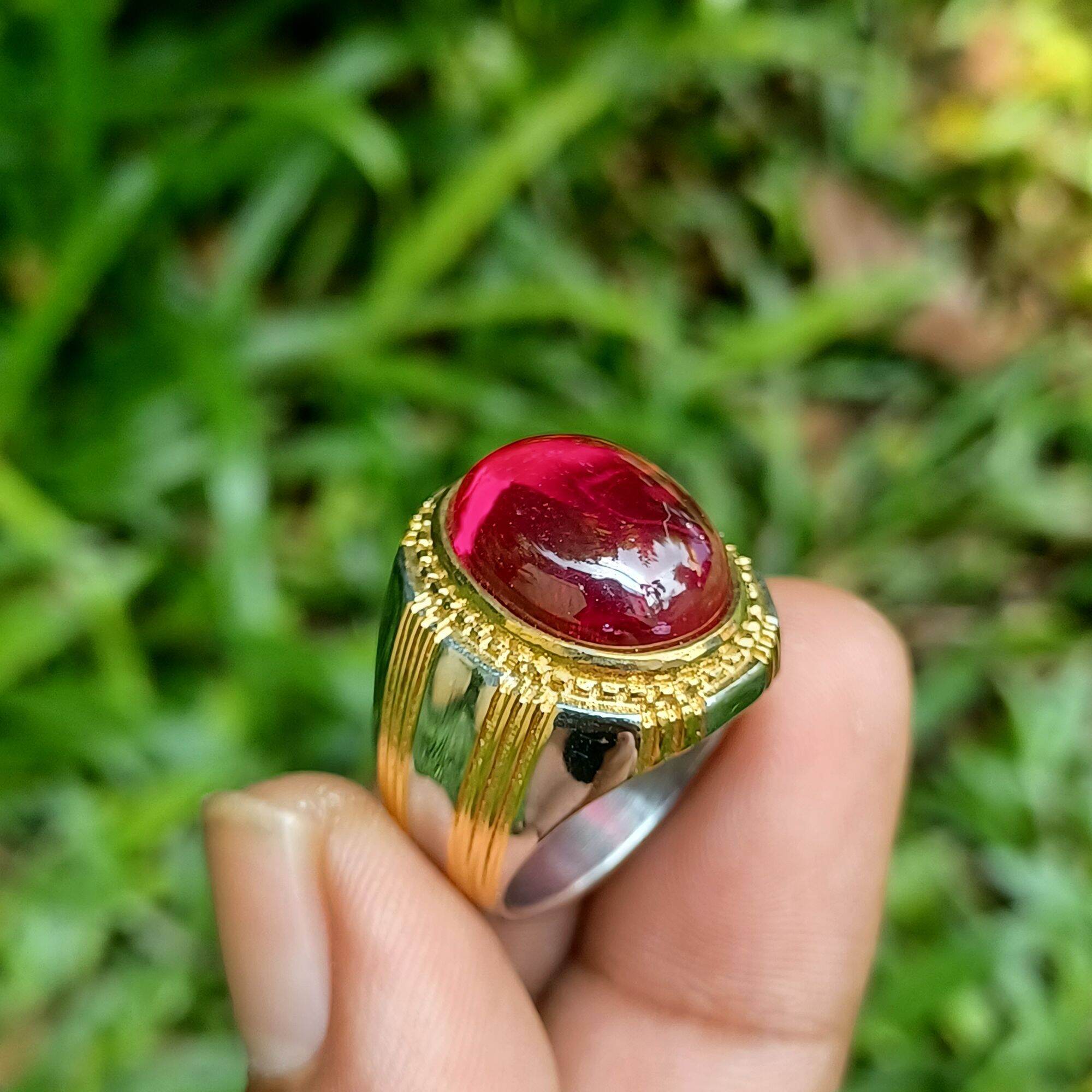CINCIN BATU MERAH SIAM ORIGINAL BANGKOK SUPER KEREN NATURAL | Lazada ...