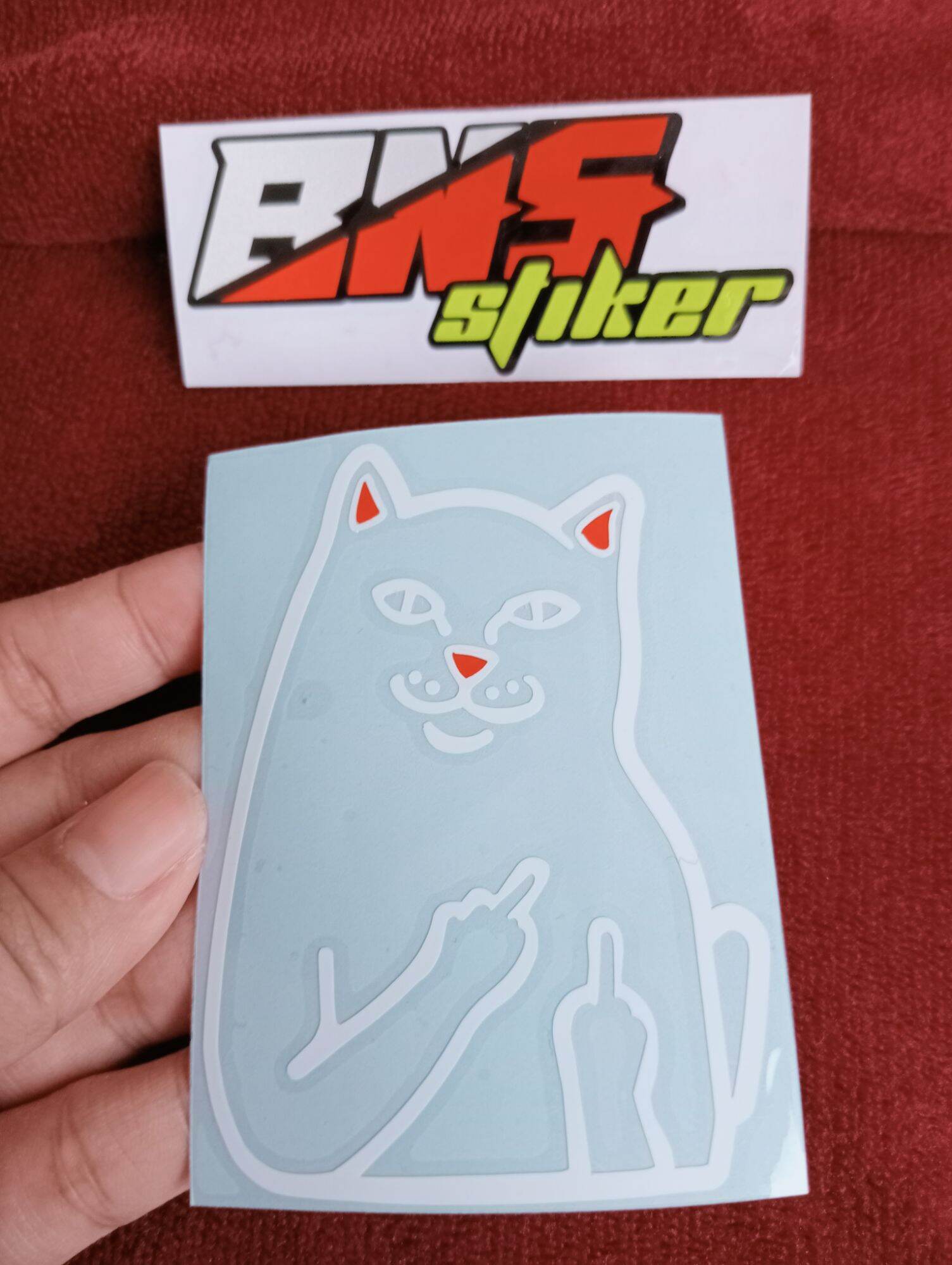 STIKER CUTTING KUCING FUCEK | Lazada Indonesia