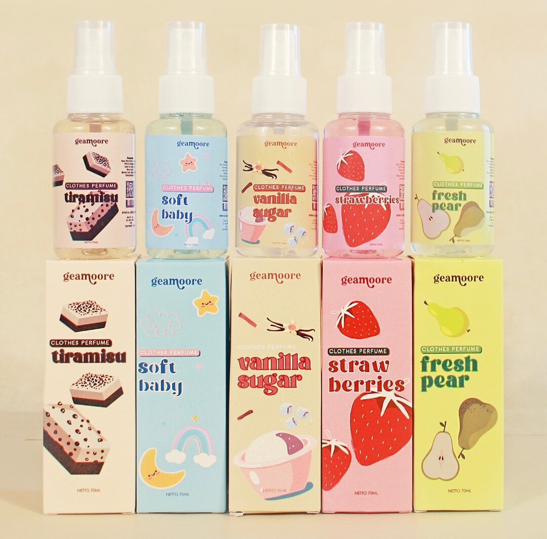 GEAMOORE CLOTHES PARFUM 70ML BODYMIST BPOM|CLOTHES PARFUM | Lazada ...