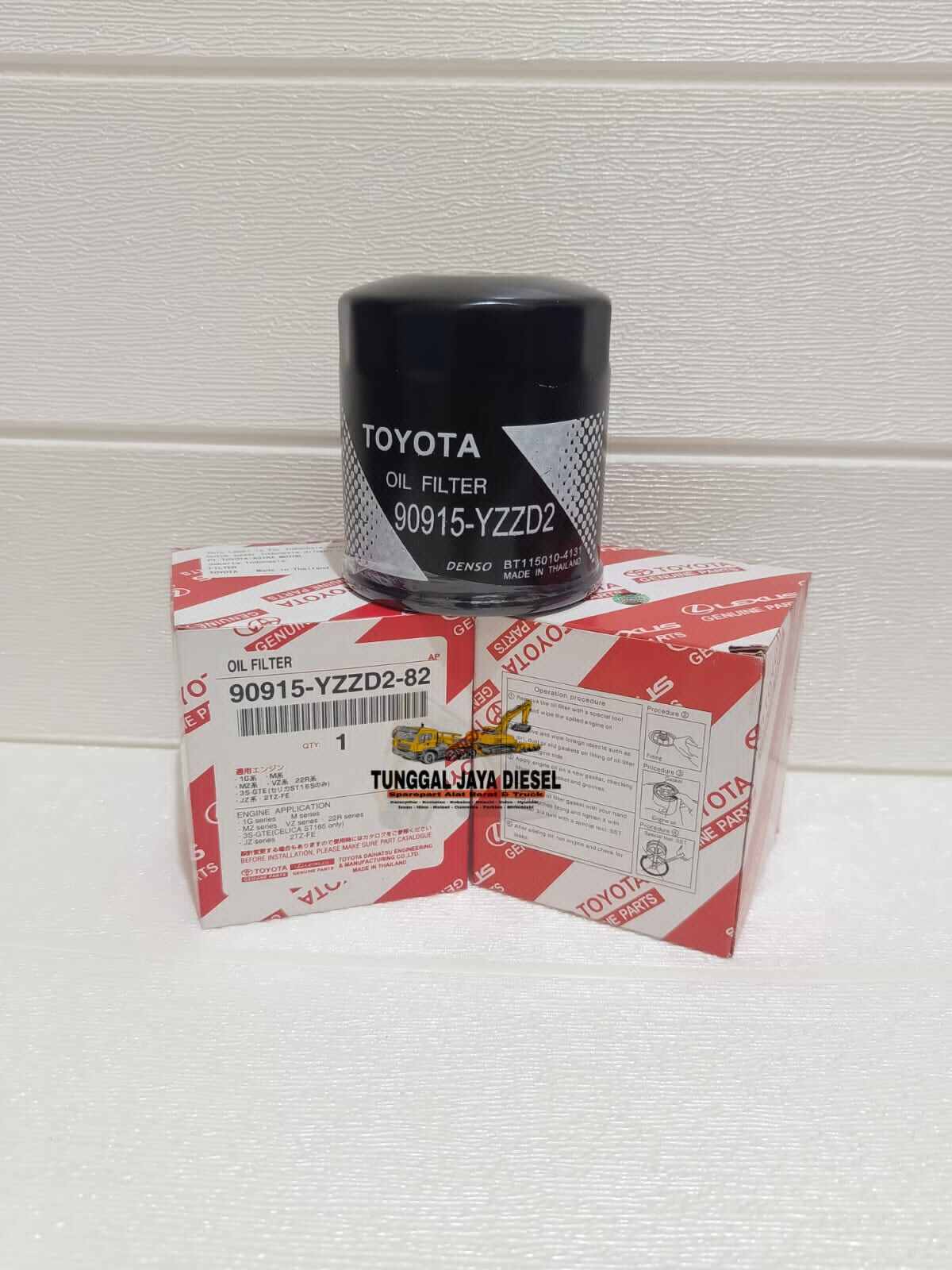 Filter Oli / Oil Filter Toyota Innova Reborn Fortuner VRZ Hilux 90915 ...