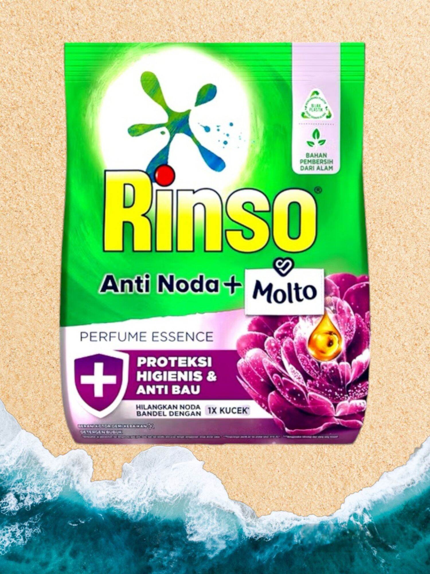 Rinso Detergent Bubuk Anti Noda+Molto Ungu 770gr | Lazada Indonesia