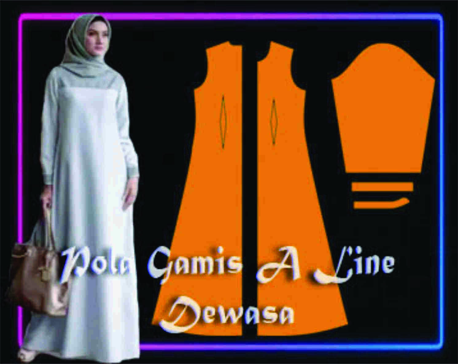 Pola Instan Gamis A Line | Lazada Indonesia