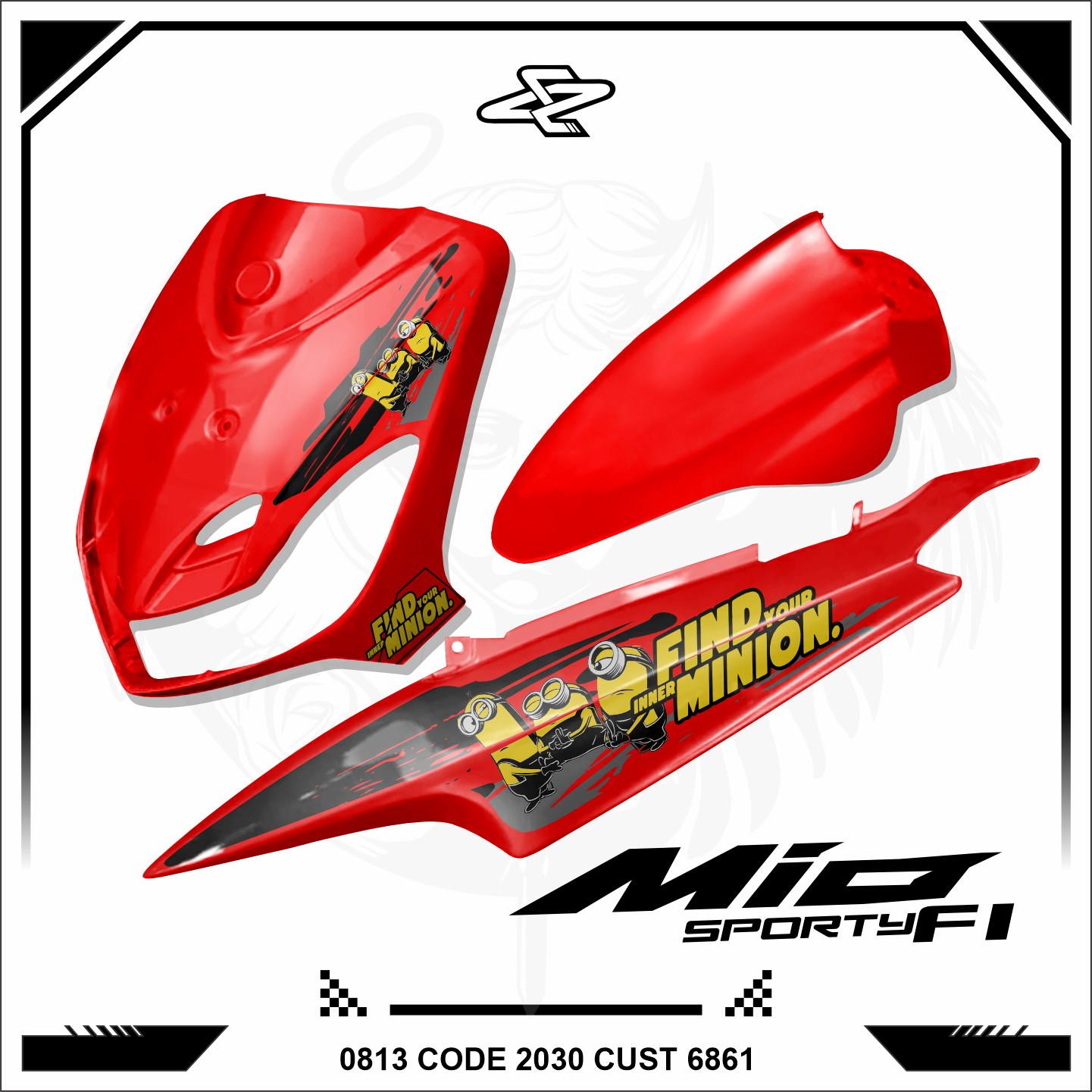 Stiker MIO SPORTY striping MIO SPORTY motor YAMAHA motor sticker ...