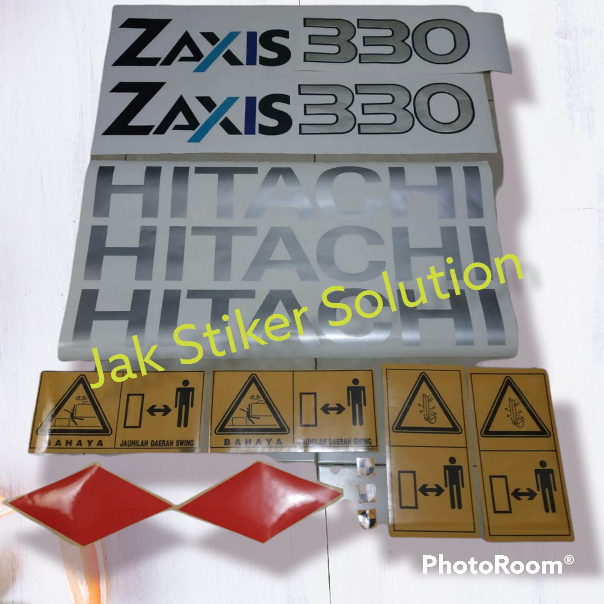 Stiker Hitachi Zaxis 330 Sticker Alat Berat Excavator | Lazada Indonesia