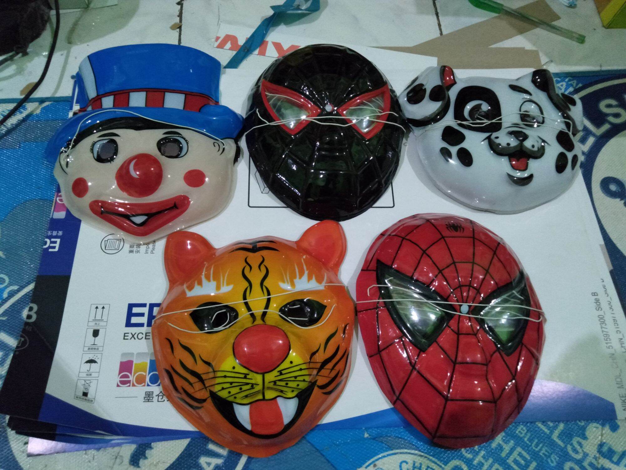 Mainan Warung Anak Topeng Plastik SATUAN | Lazada Indonesia