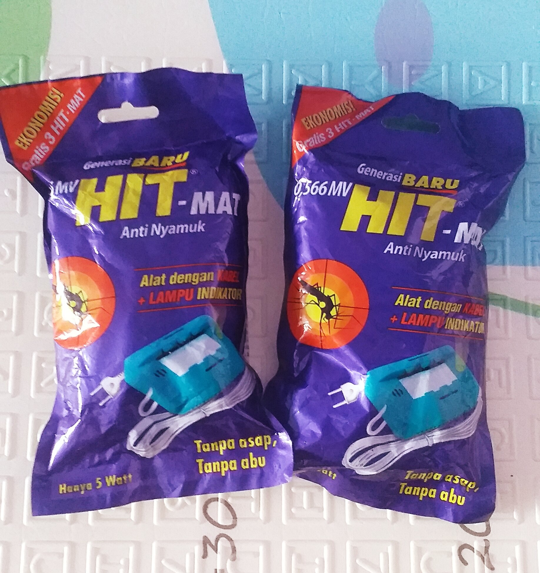 0,566 MV HIT - MAT Anti nyamuk Cuma 5 Watt,tanpa asap & tanpa abu ...