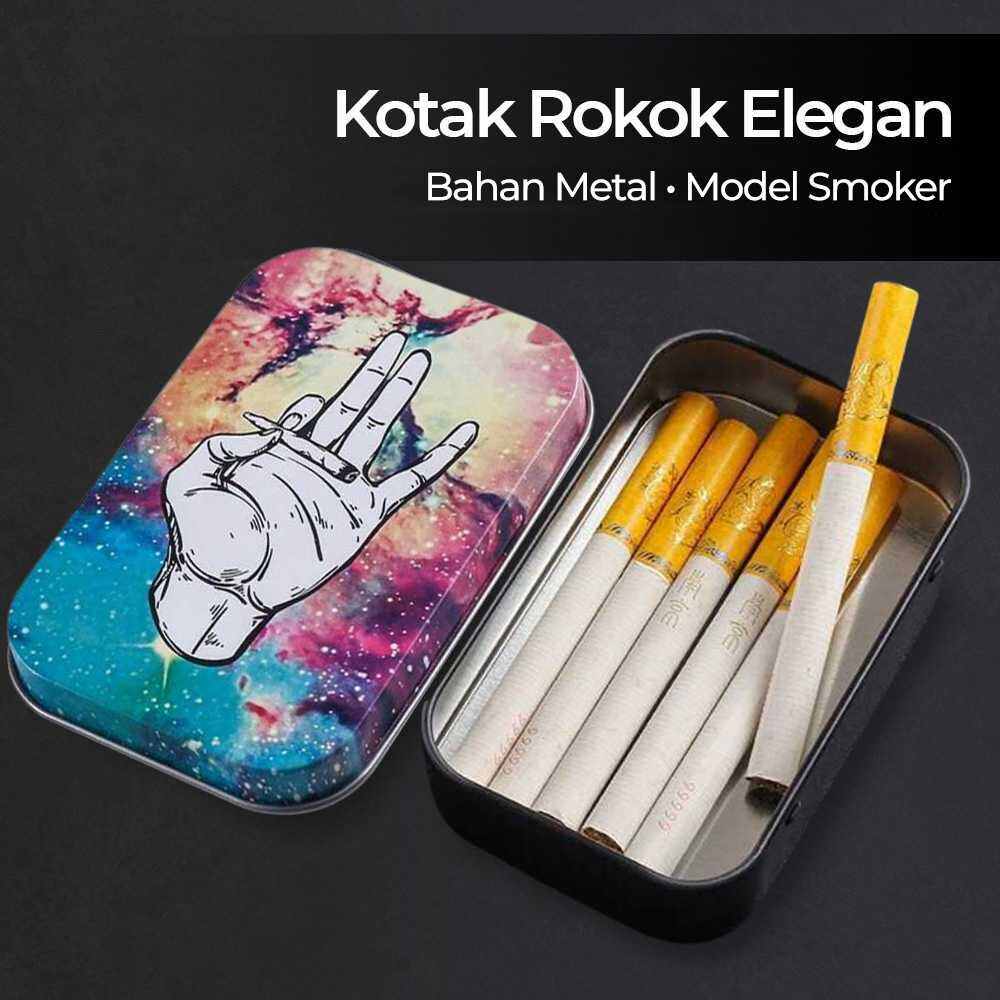 KOTAK ROKO KEREN ISI 20 BATANG BAHAN ALUMINIUM / Kotak Bungkus Roko ...