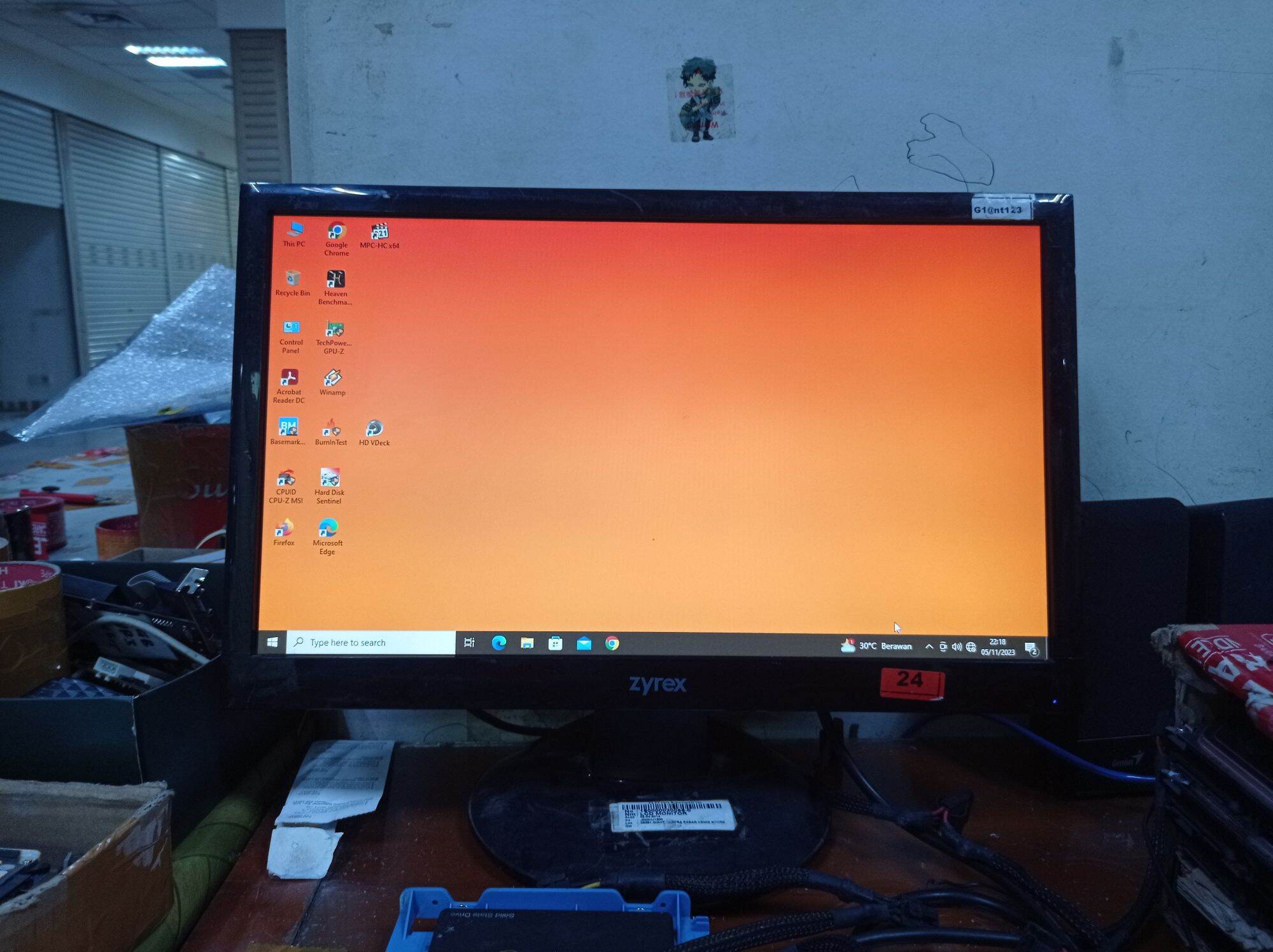 LCD MONITOR GREADE B NORMAL COLOKAN VGA POWER 19" in | Lazada Indonesia