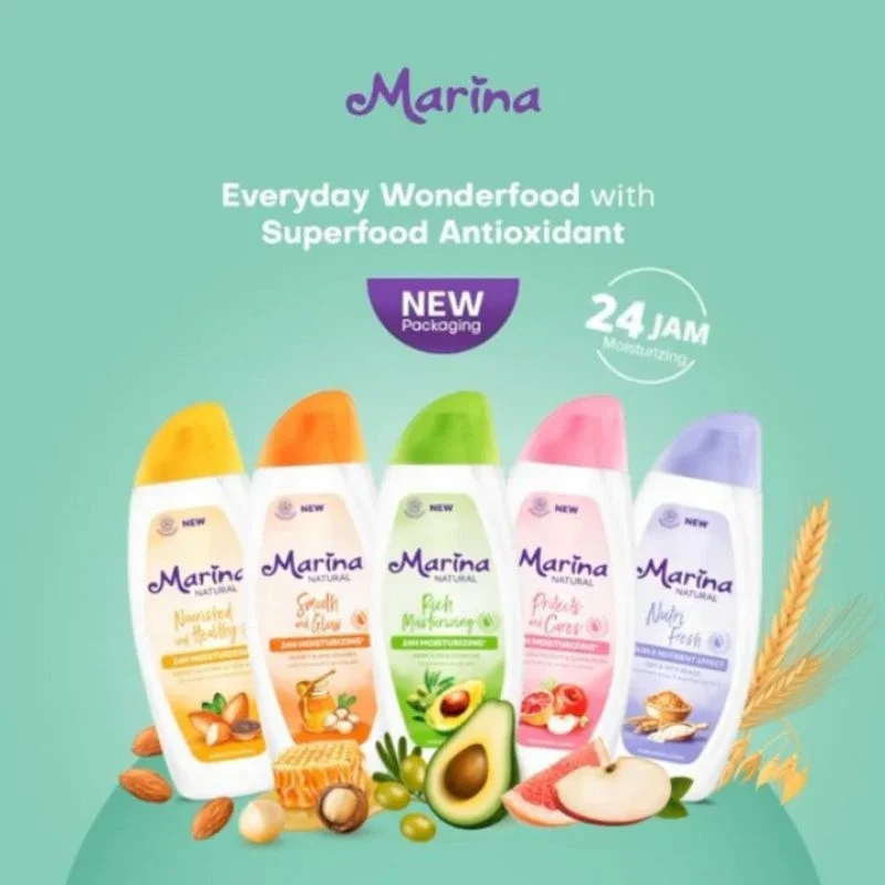 Marina Handbody Lotion Natural Kuning 500ml | Lazada Indonesia
