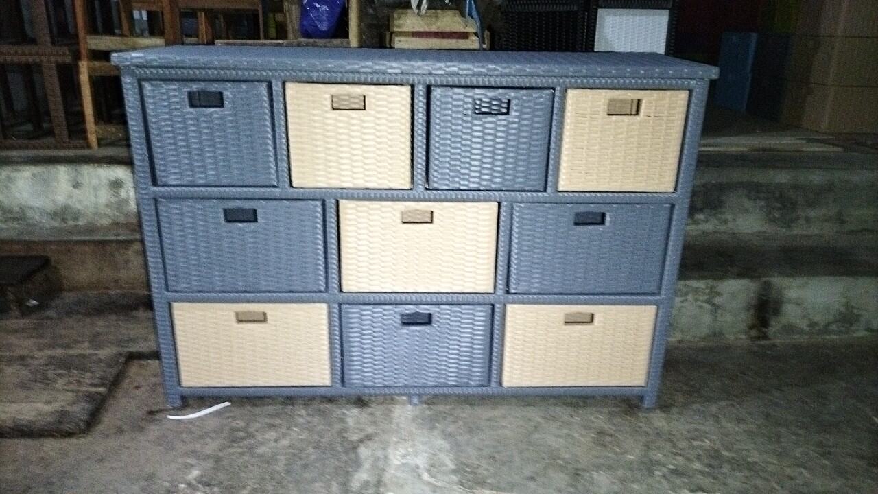 Rak laci 10 kombinasi dua warna | Lazada Indonesia