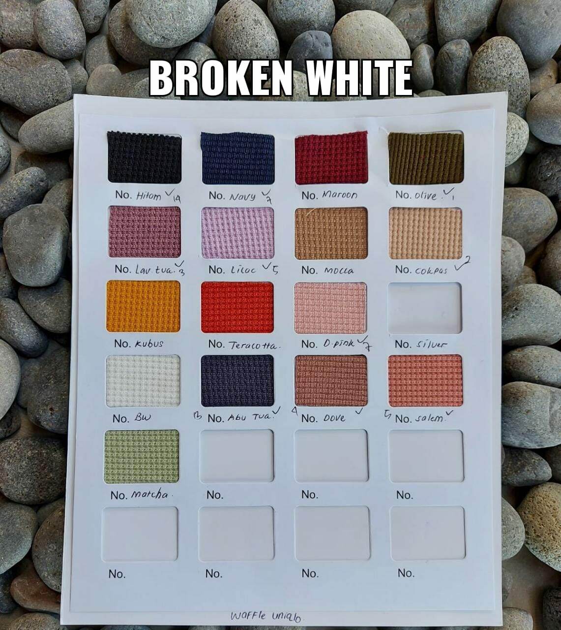 KAIN WAFFLE UNIQLO mini grand A / premium quality | Lazada Indonesia