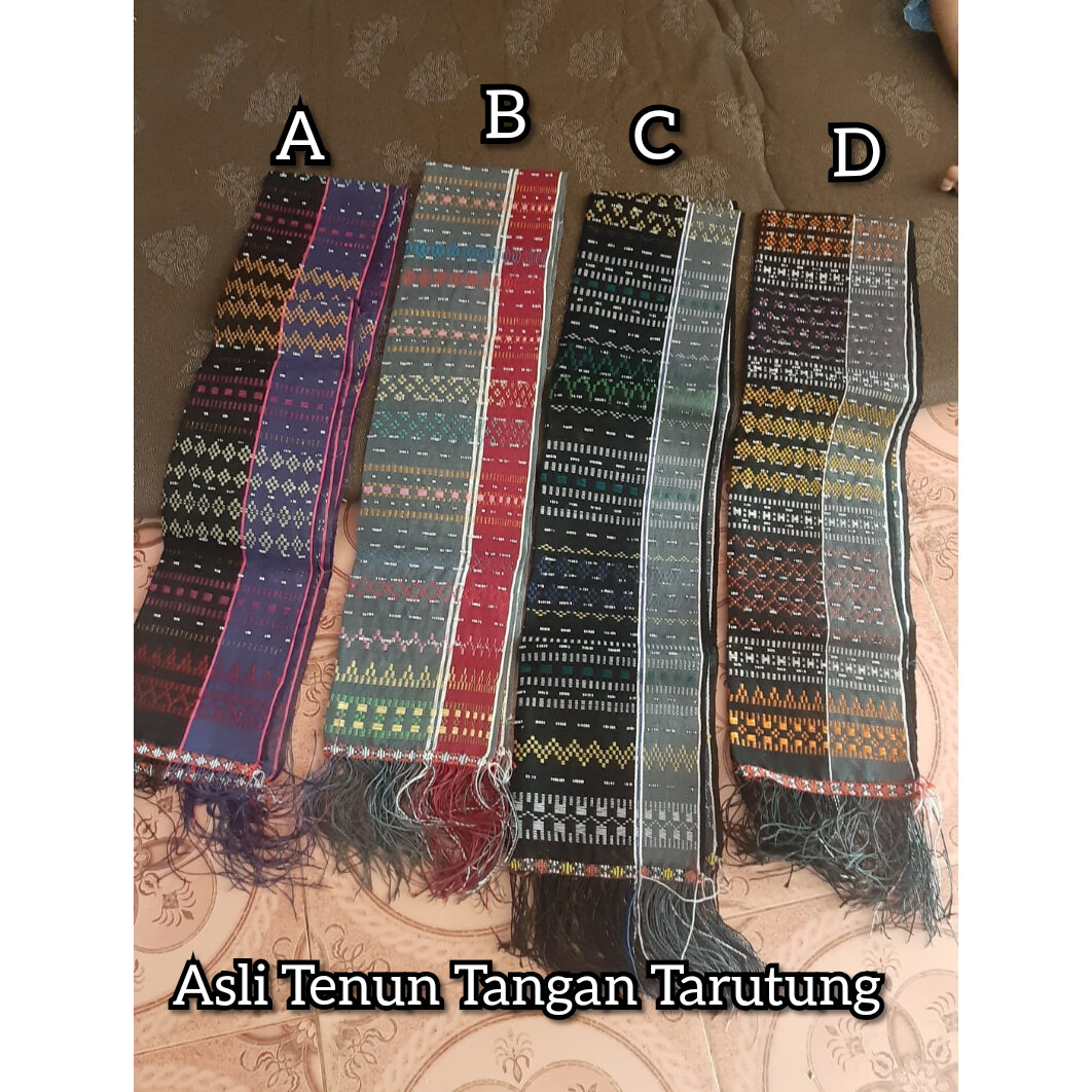 HANDE HANDE TENUN TANGAN TARUTUNG ULOS MINI SELENDANG TENUN BATAK FULL ...