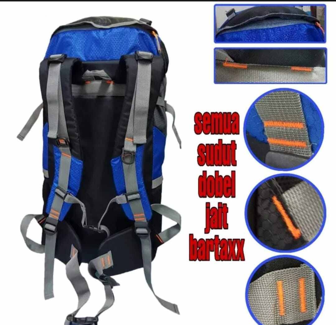 Tas Carrier Hiking 60L Tas Gunung Bahan Cordura | Lazada Indonesia