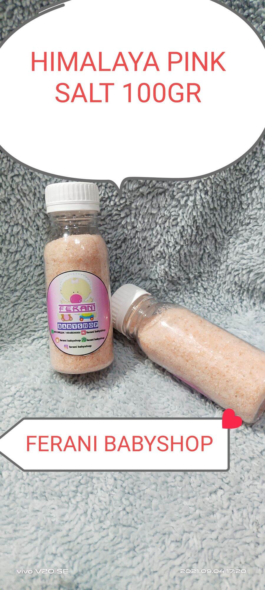 garam Himalaya pink salt repack 100gr - MPASI Bayi | Lazada Indonesia