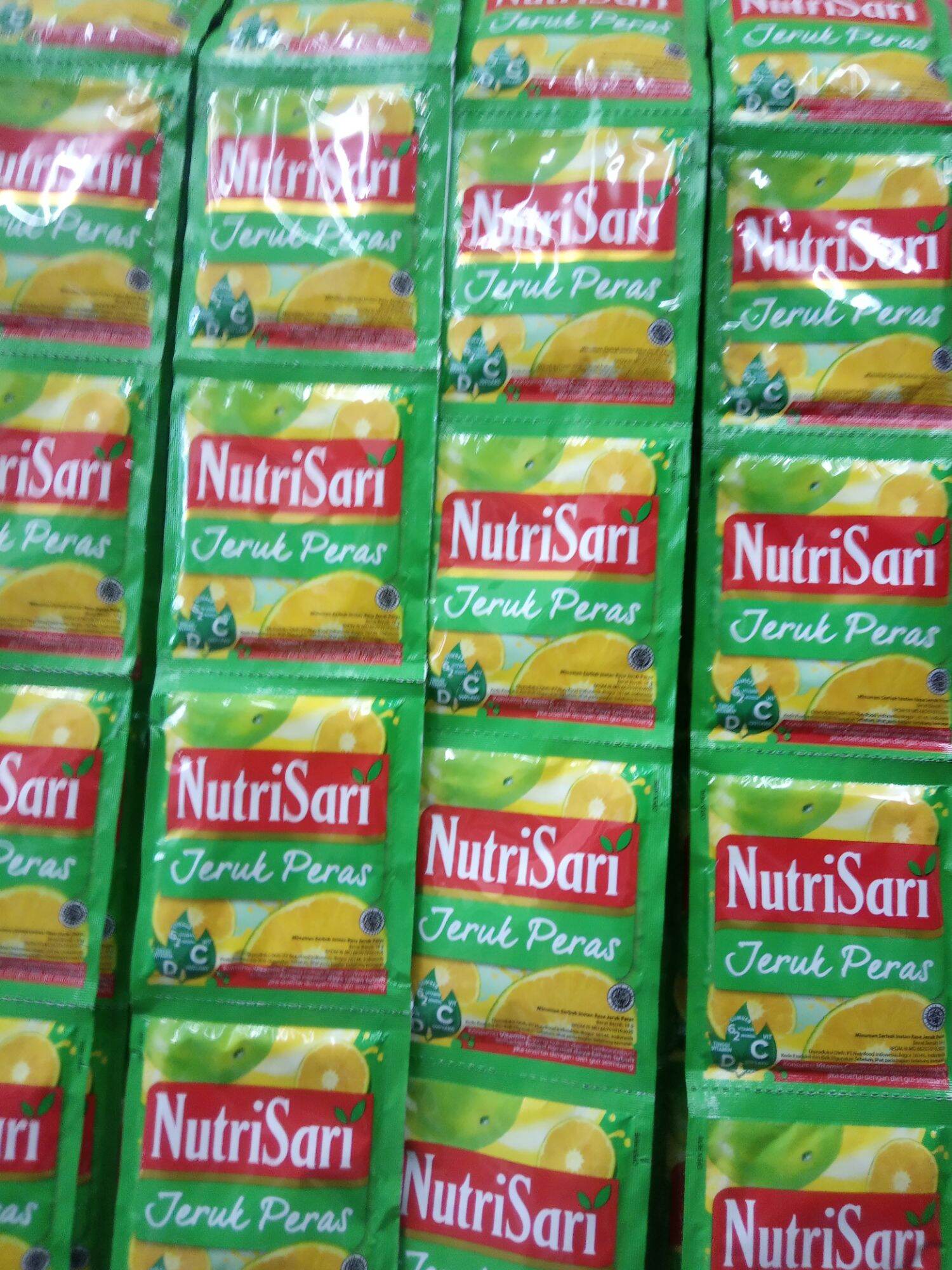 nutrisari jeruk peras satu renceng isi 10 pcs | Lazada Indonesia
